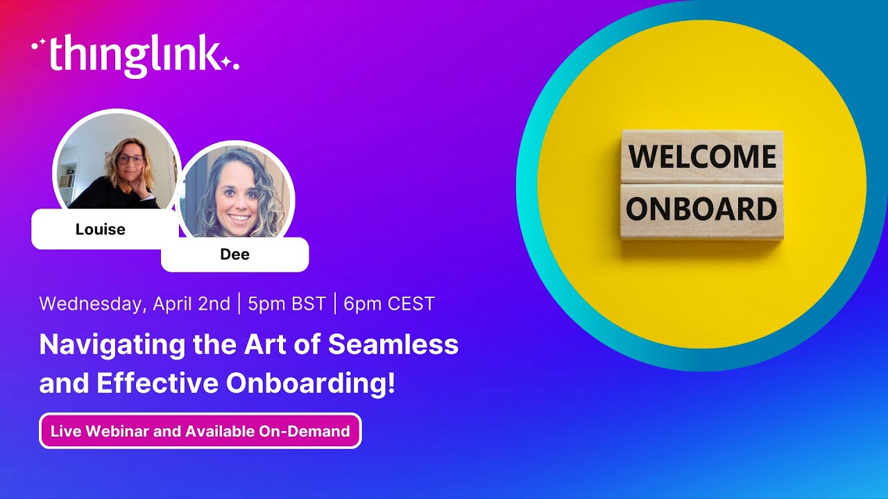 New Webinar Navigating The Art Of Seamless And Effective Onboarding