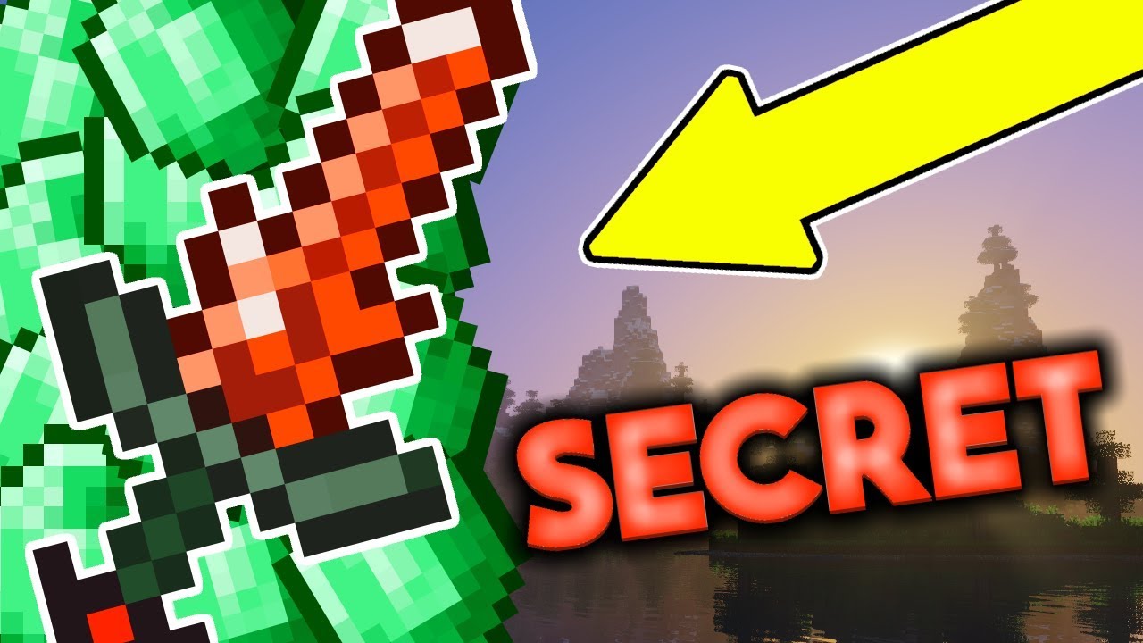 Secret Overpowered Weapon Minecraft Bed Wars Youtube