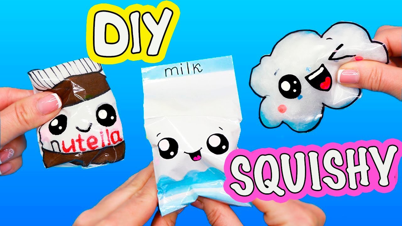 Diy Paper Squishy 3 Easy Ways Youtube