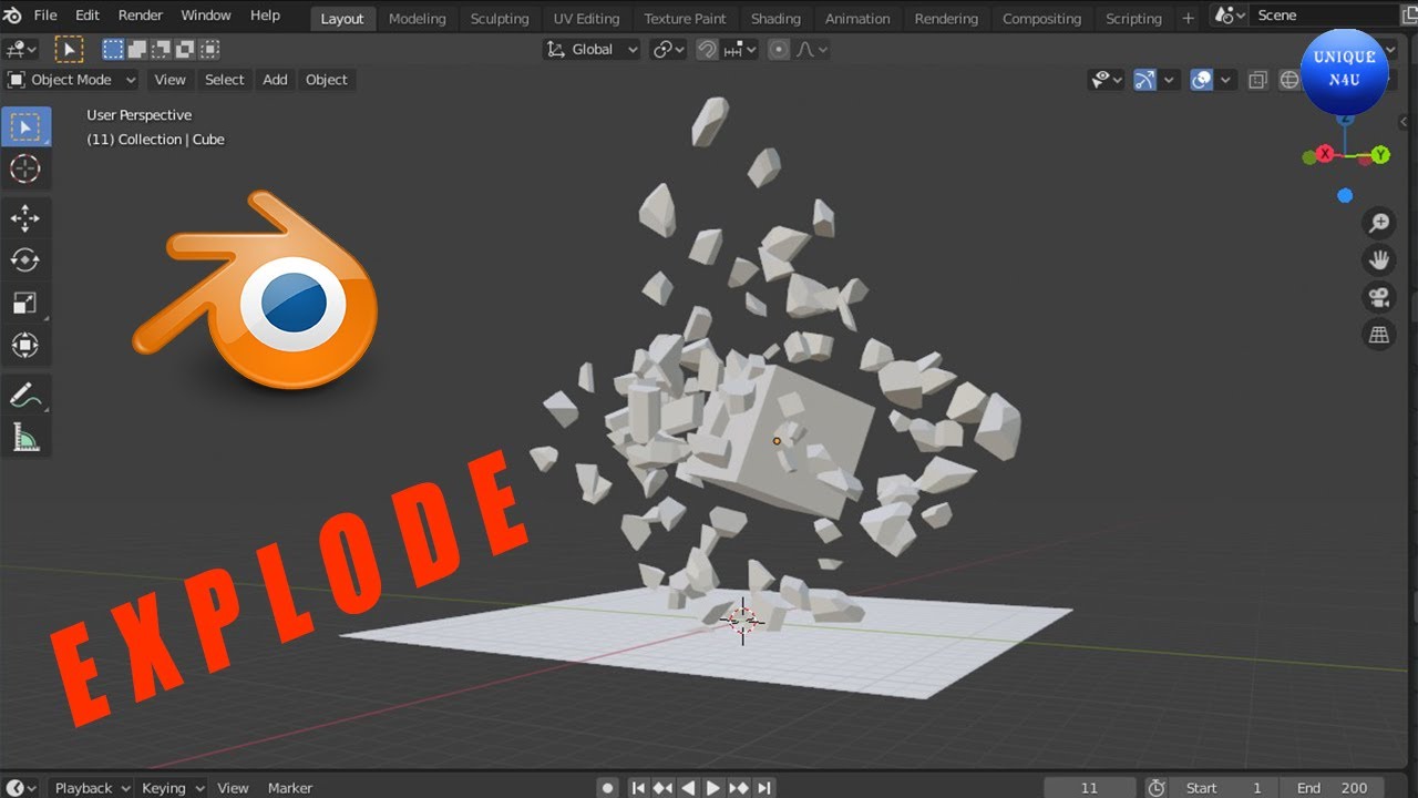 Blender Explode Tutorial At Chloe Snider Blog