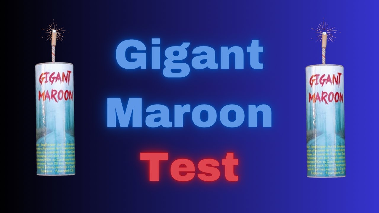 Gigant Maroon 200g Test F4 Youtube