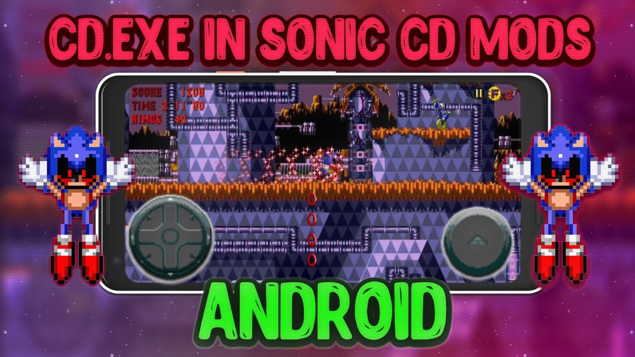 Sonic Cd Exe In Sonic Cd Android Mod Youtube