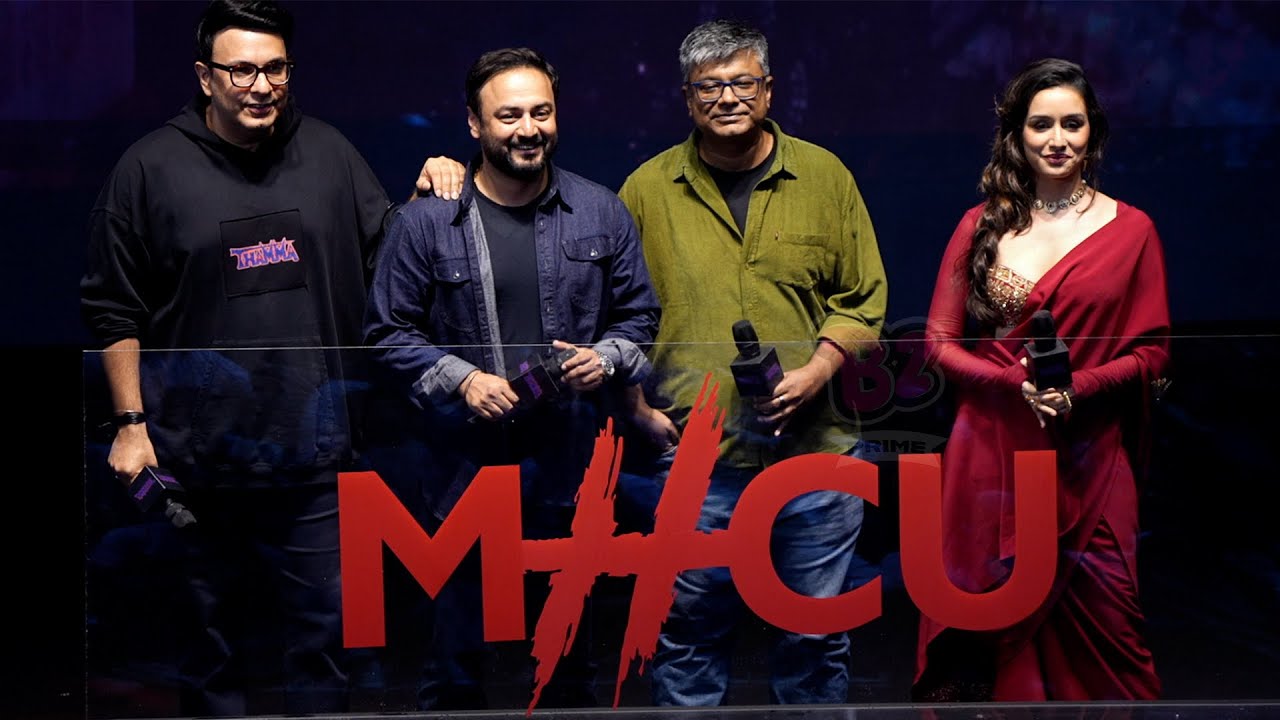 Shraddha Kapoor Revealed Mhcu Logo At Thamma Official Trailer Launch