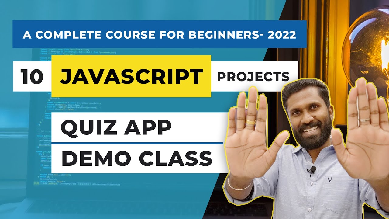 Javascript Project Quiz App Javascript Demo Class Youtube