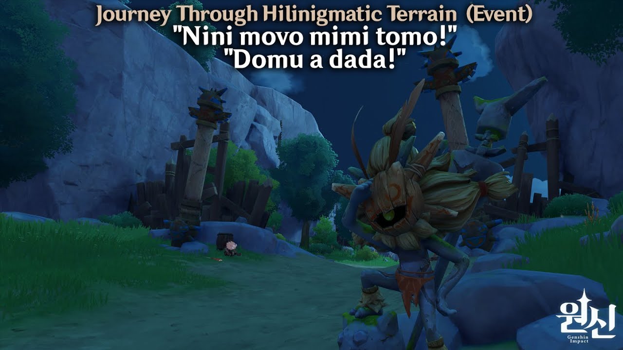 Genshin Impact Journey Through Hilinigmatic Terrain Event Nini