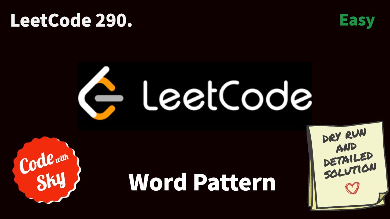 290 Word Pattern Leetcode C Hindi Youtube
