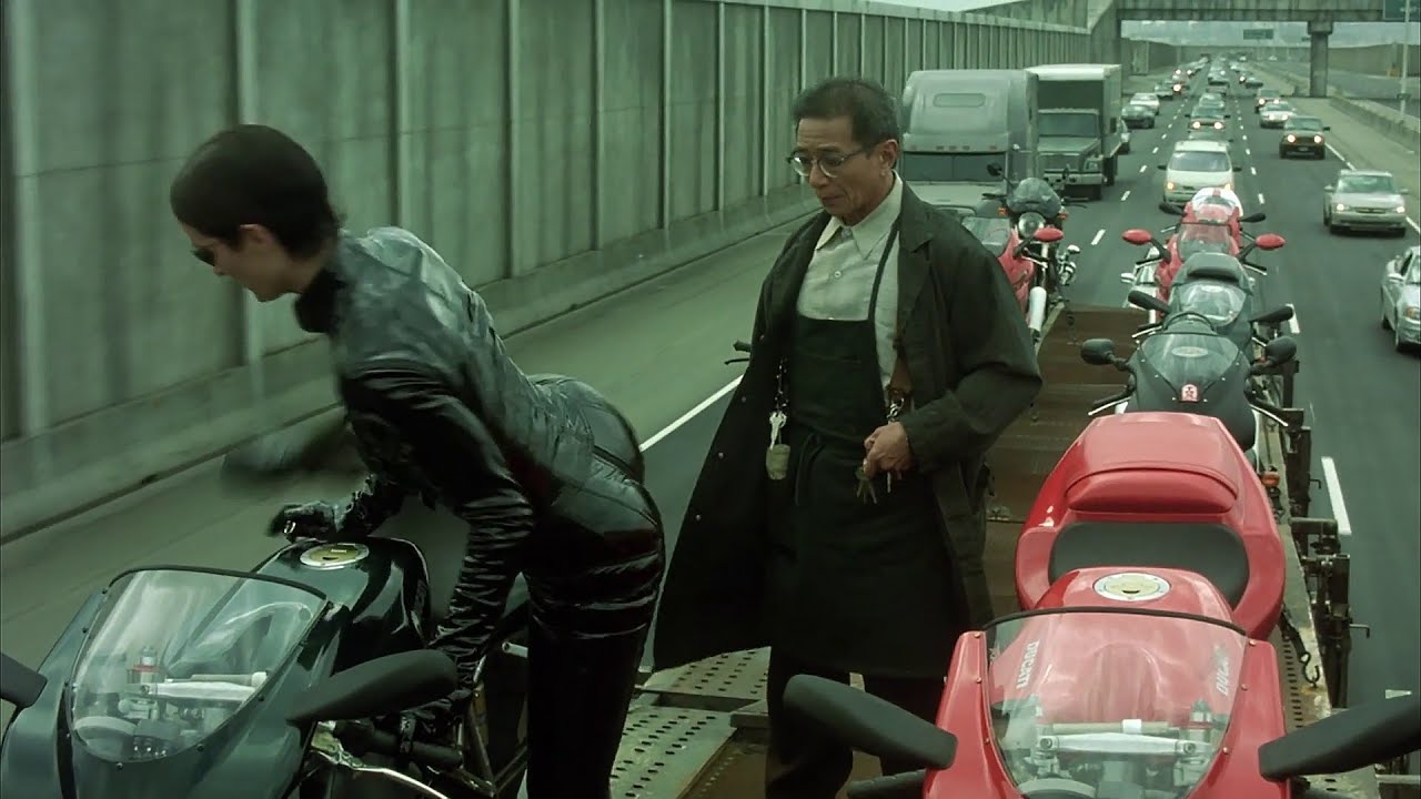 The Chase Enter The Trinity The Matrix Reloaded Open Matte Youtube
