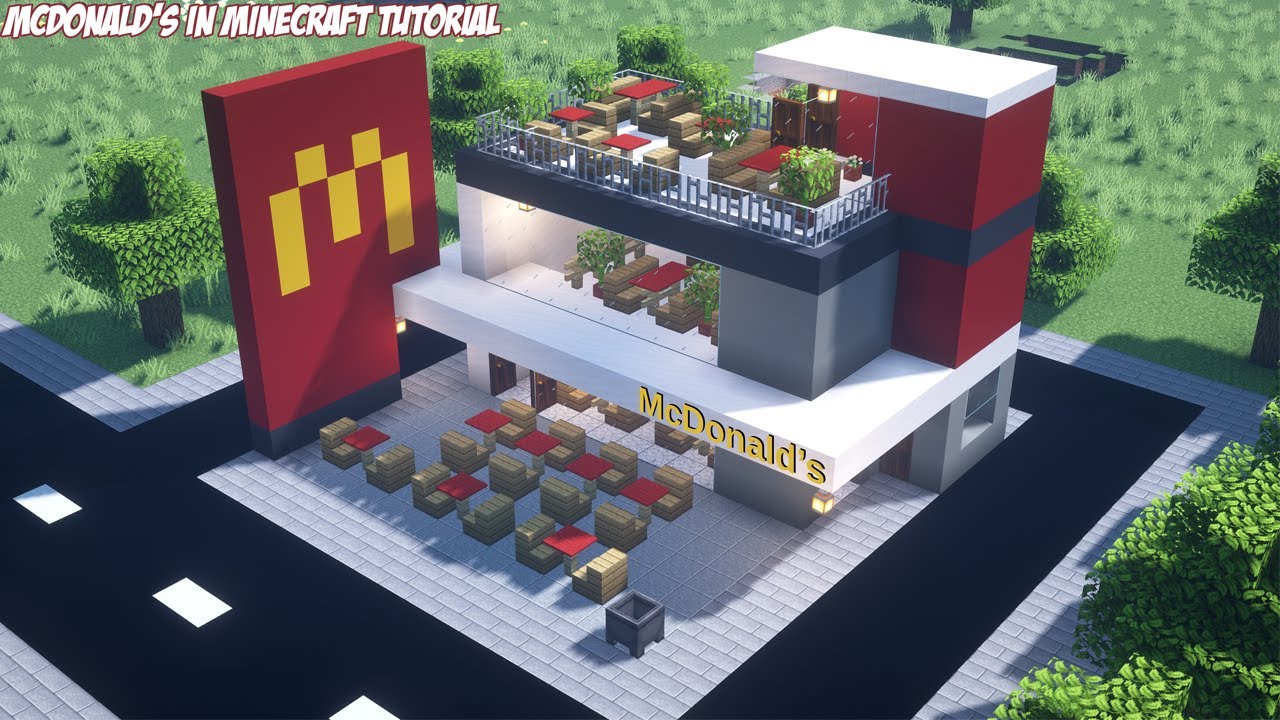 Mcdonalds Gebouw Minecraft Mcdonalds Building Minecraft