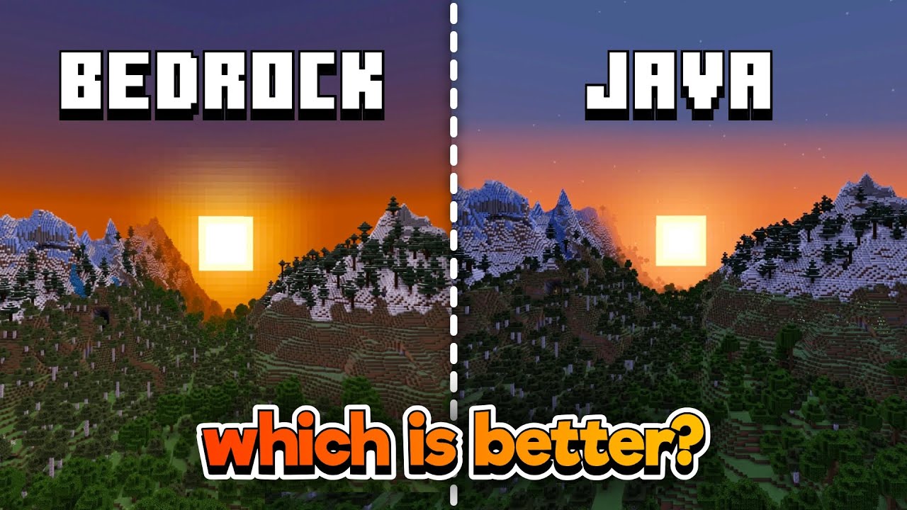 The Difference Between Minecraft Java And Bedrock