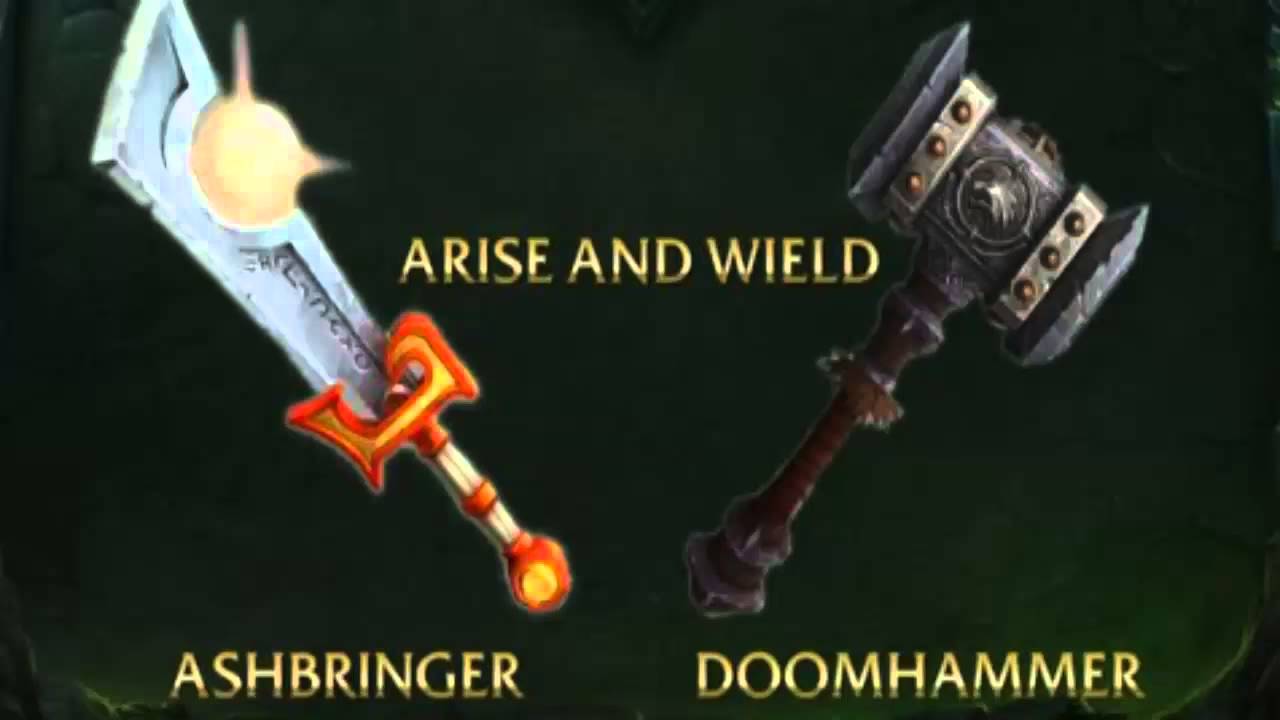 Wow Legion Artifact Weapons Youtube