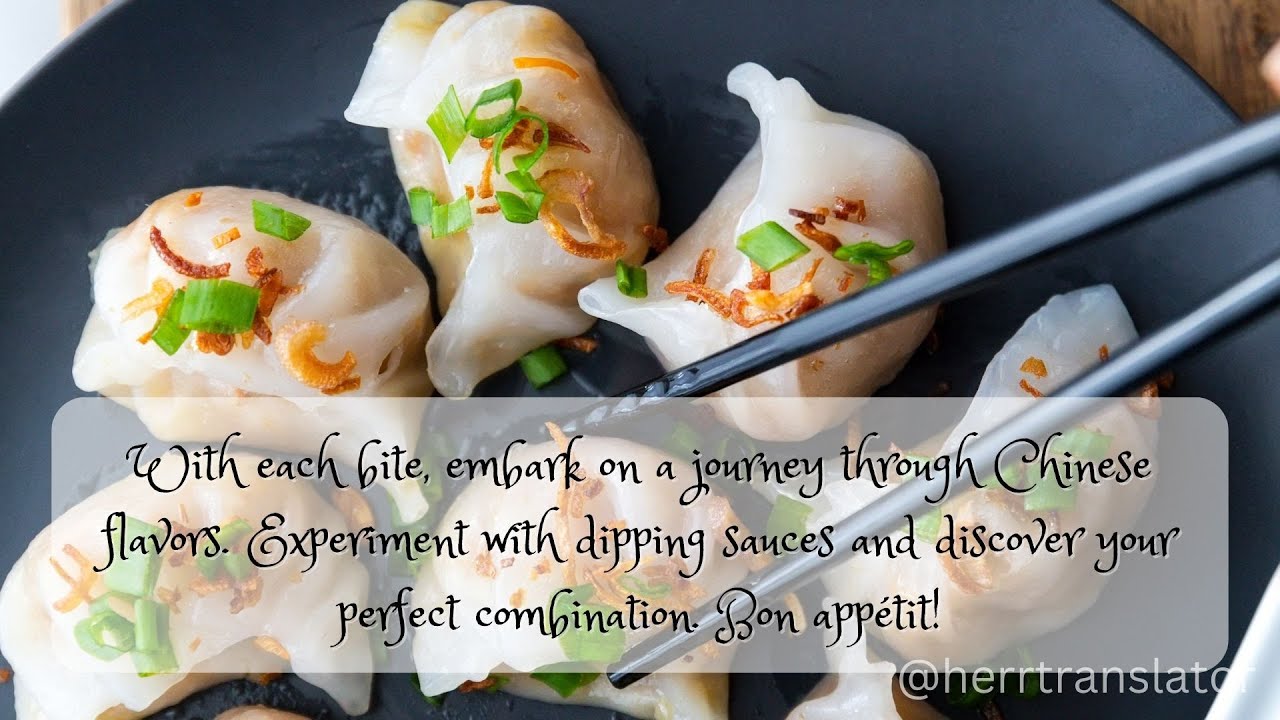 Introducing Chinese Dumplings Free Recipe Instructions Youtube