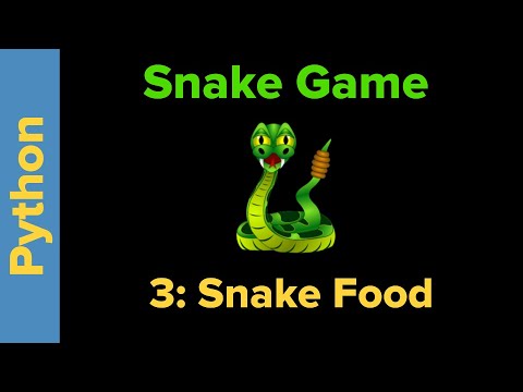 Python Game Programming Tutorial Snake Game Part 3 Youtube