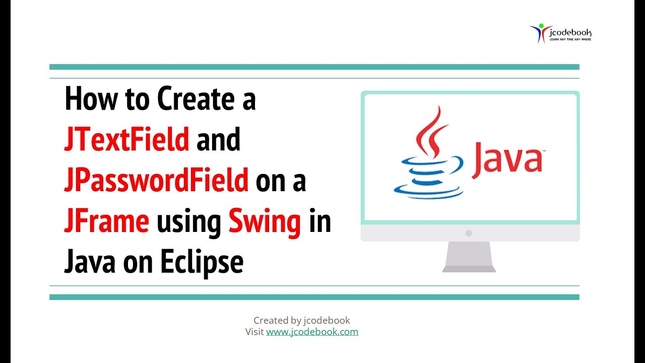 75 How To Create A Jtextfield And Jpasswordfield On A Jframe Using
