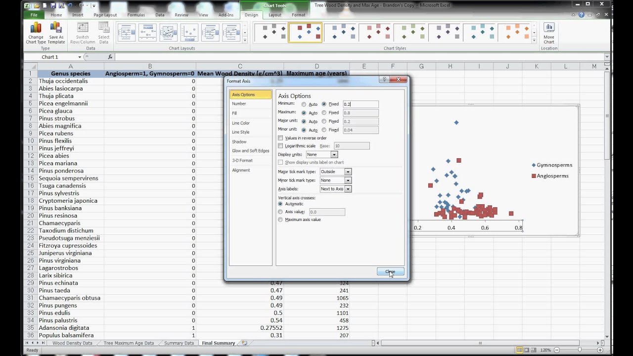 Scatter Plot In Microsoft Excel Youtube