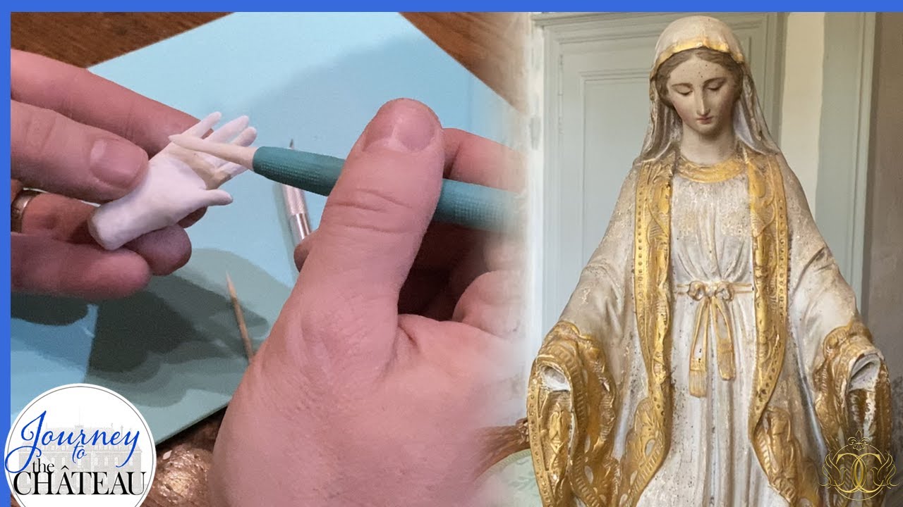 Blessed Mother Mary Religious Statue Restoration Youtube