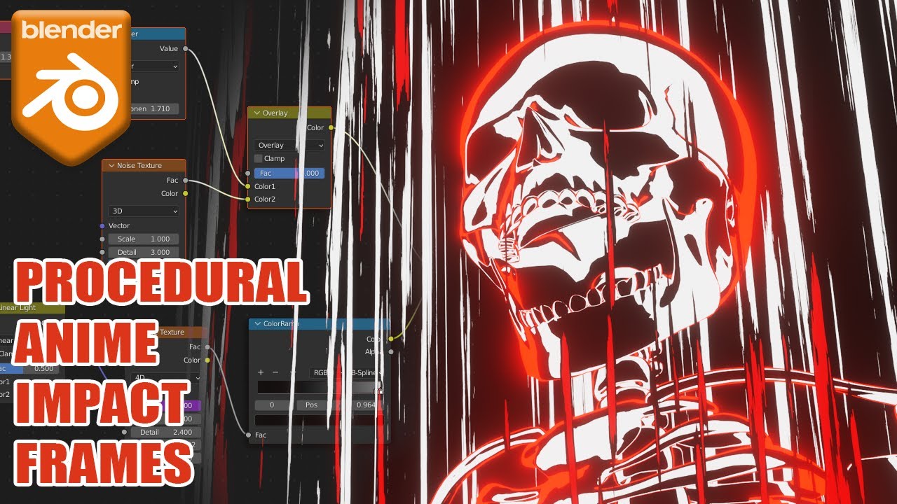 Impact Frames In Blender Tutorial Youtube