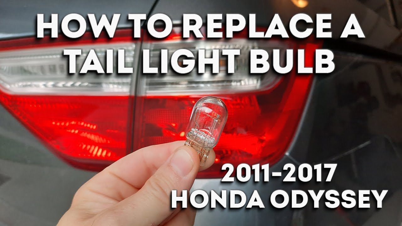 Honda Odyssey Brake Light Bulb Replacement At Taj Rolleston Blog