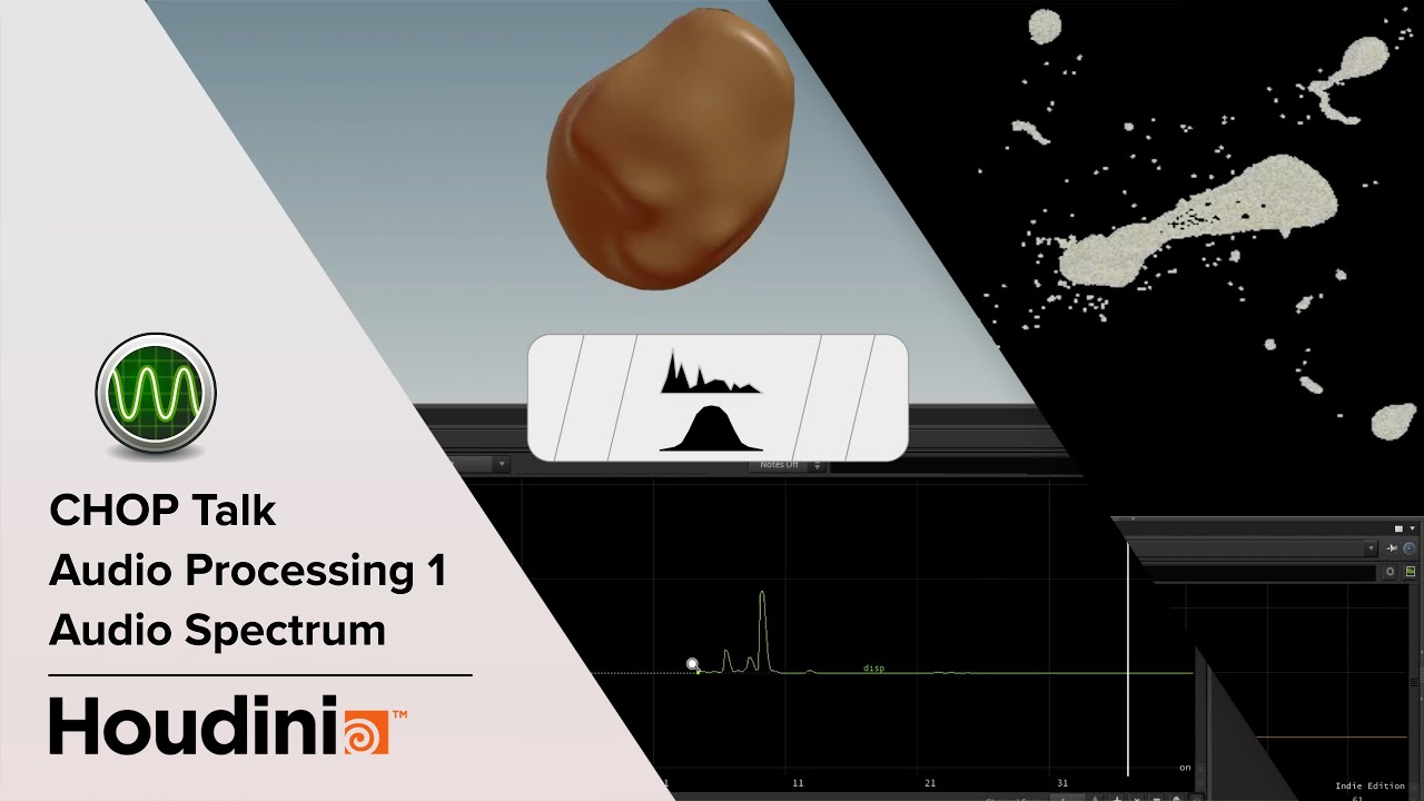 Houdini Chop Talk 3 Audio Processing 1 Audio Spectrum Youtube