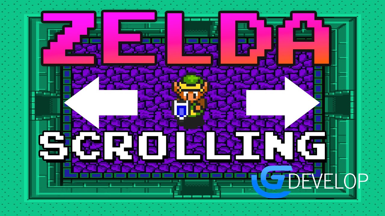 Gdevelop Zelda Scrolling Tutorial Youtube