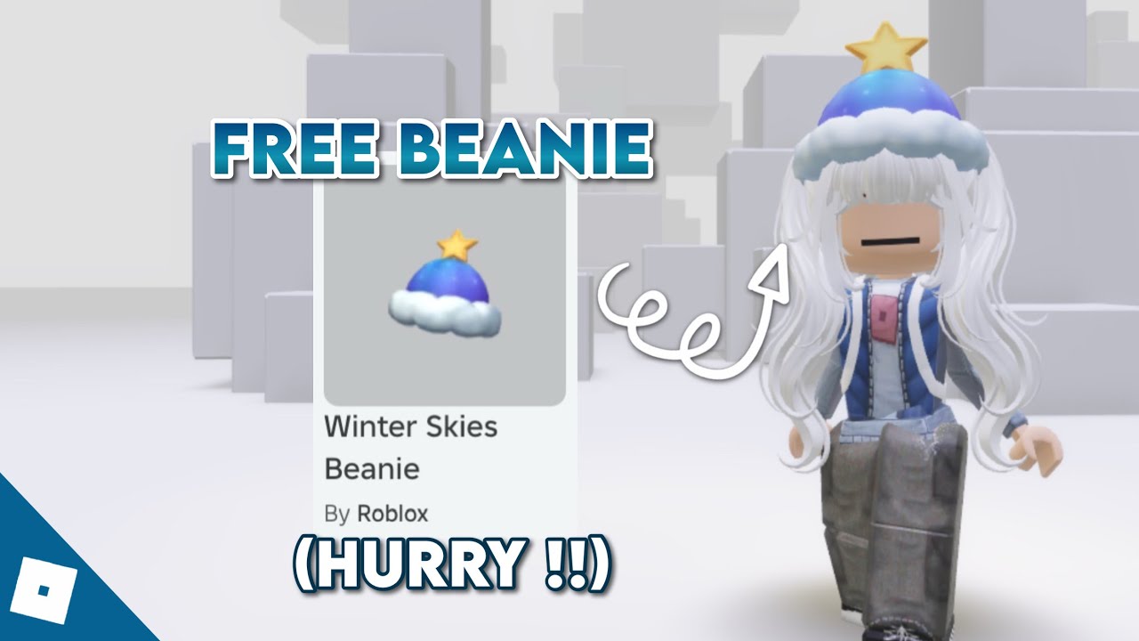 How To Get This Cute Beanie For Free ﾋ吮究 Roblox Winter Skies Beanie