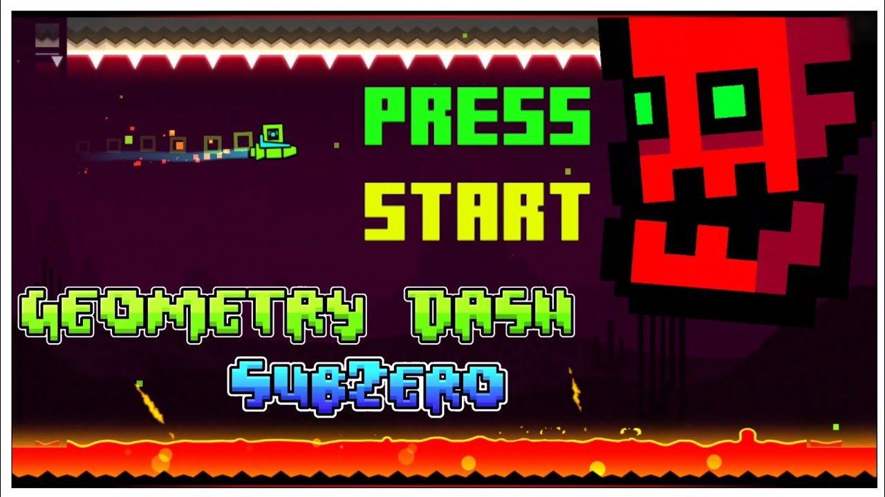 Geometry Dash Subzero Press Start Gameplay Youtube