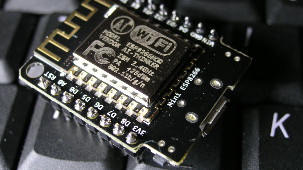 Mini Esp8266 Dev Board And Wifi Demo Hack Youtube