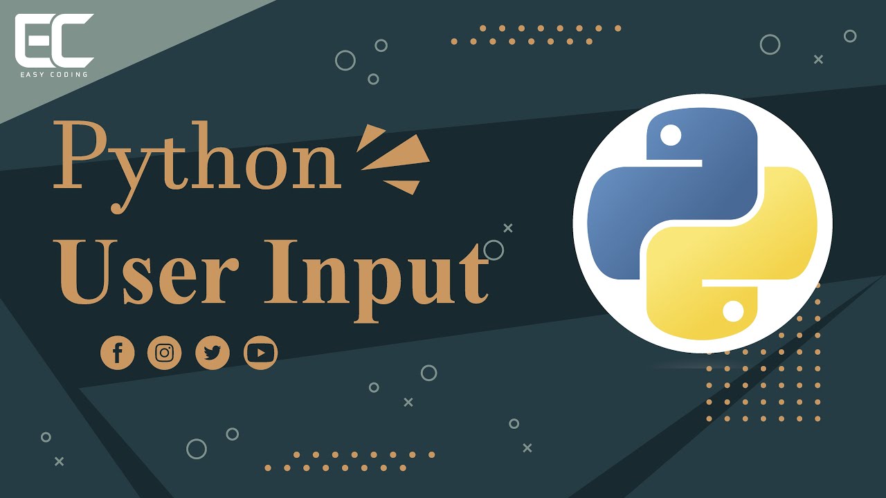 Getting User Input In Python Python Bangla Tutorial Python