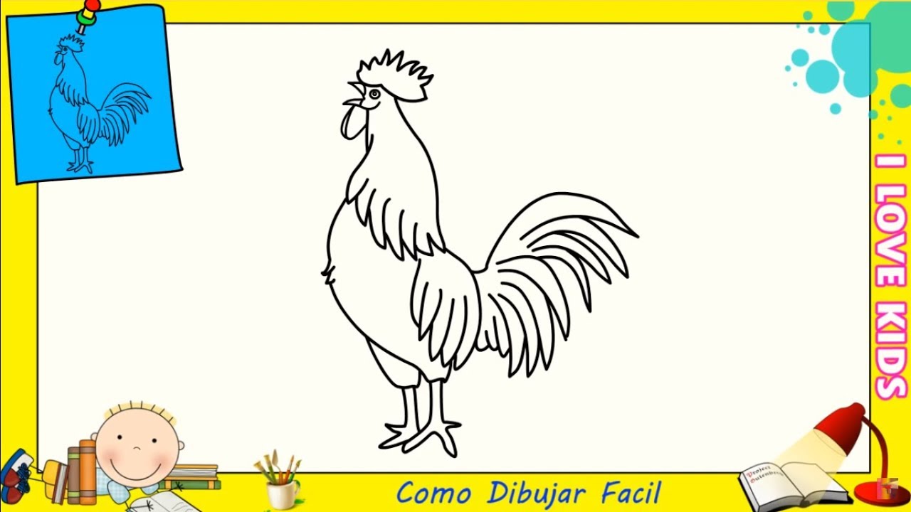 Dibujo De Pelea De Gallos Para Colorear Dibujos Para