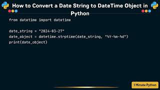 How To Convert Datetime Object To Date String In Python By 1 Minute