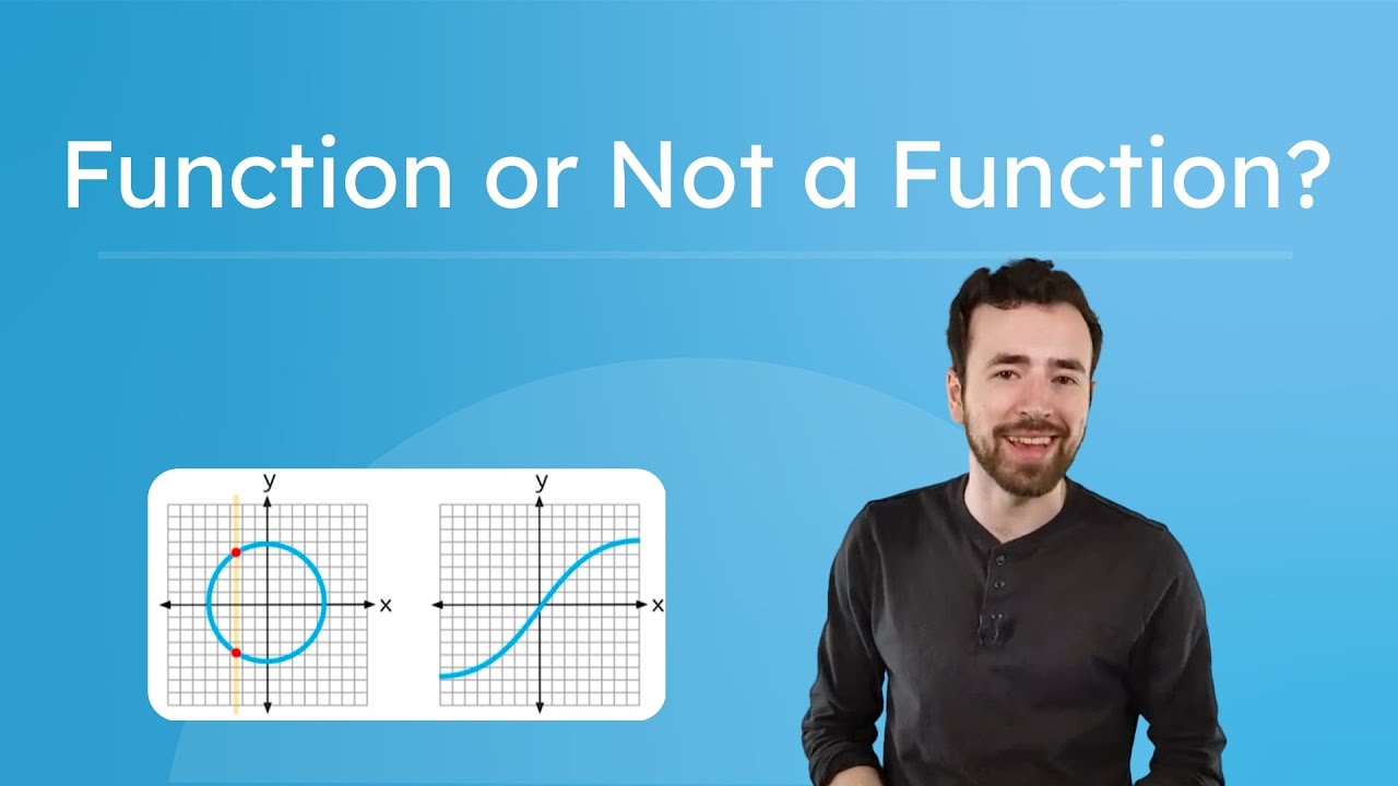 Function Or Not A Function Identify Functions From Different