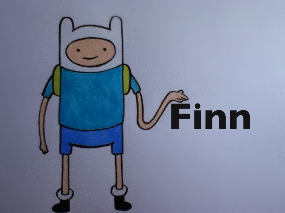Adventure Time Finn Drawing