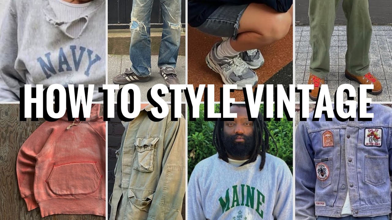 How To Style Vintage Clothing Youtube