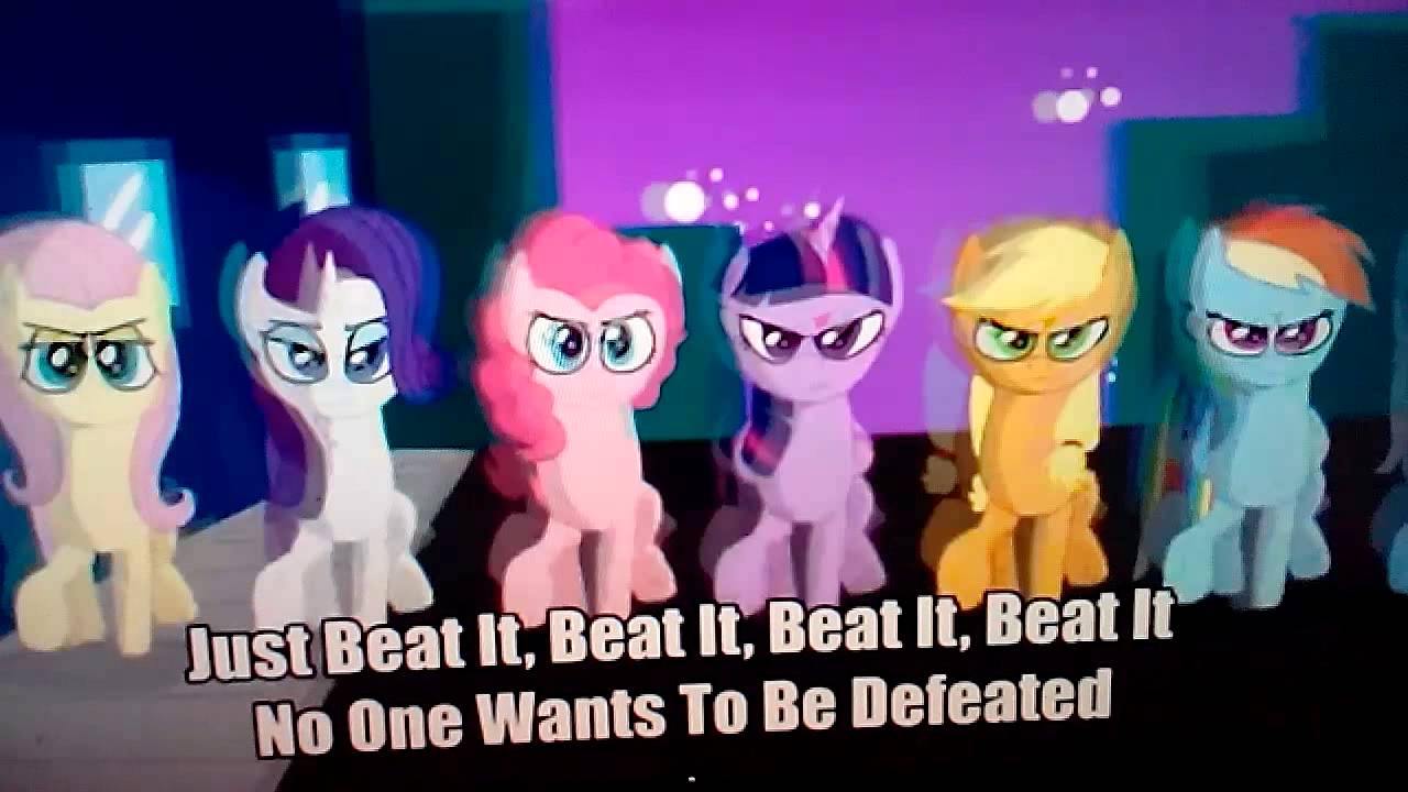 My Little Pony Pmv Beat It Lyrics Youtube