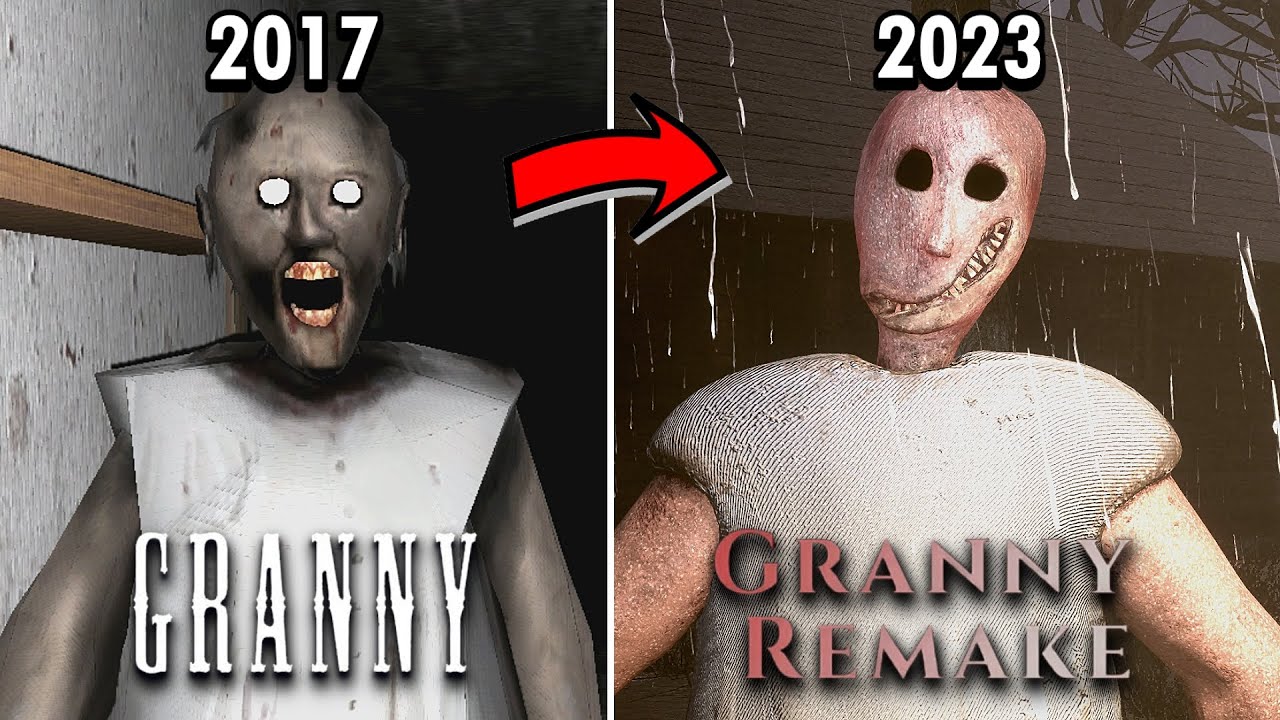 Granny Vs Granny Remake Comparison Youtube