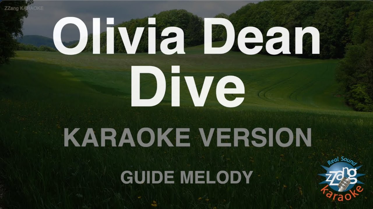 Olivia Dean Dive Melody Karaoke Version Youtube