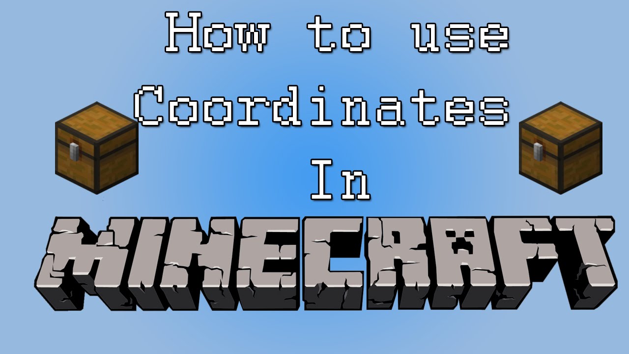 Minecraft Tutorial How To Use Coordinates Youtube