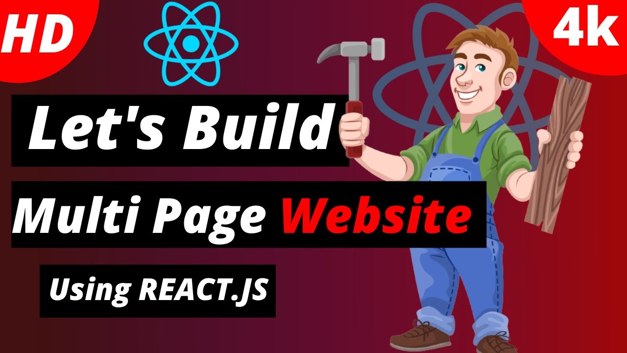 How To Build Make Multi Page Website Using React Js Make Website