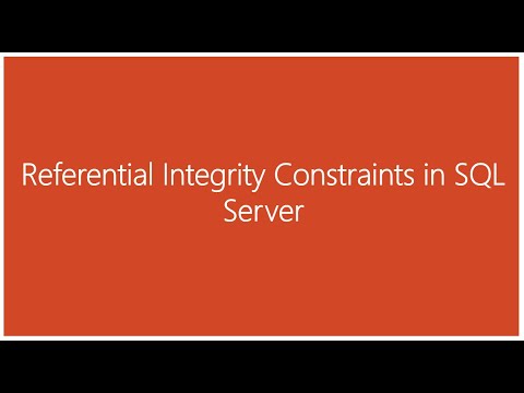 Referential Integrity Constraints In Sql Server In Hindi Vol 5