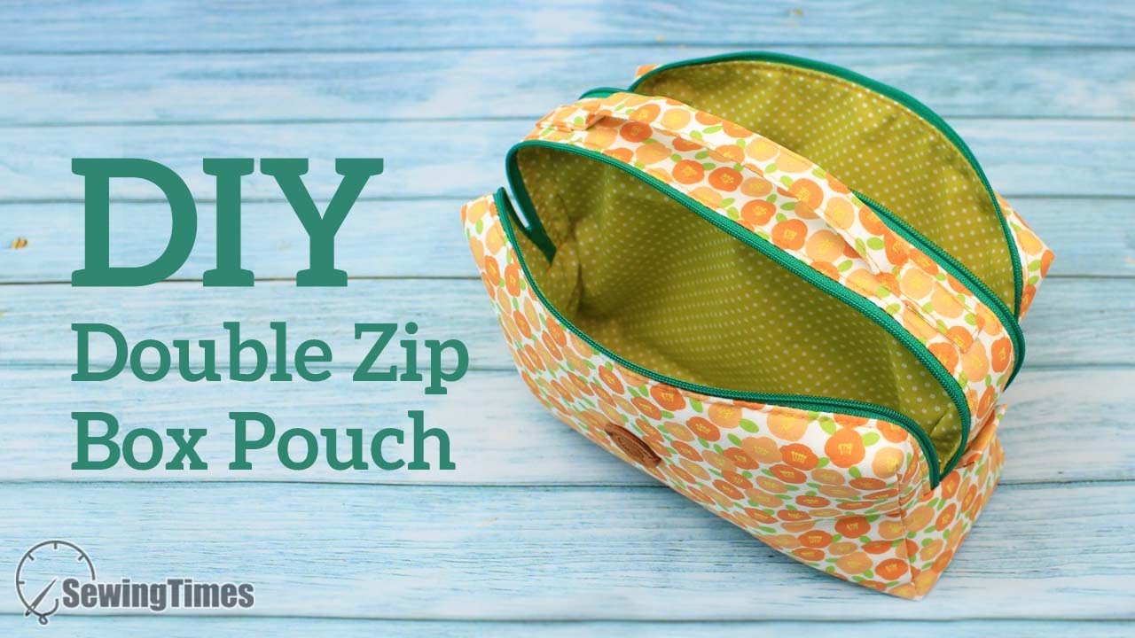 Two Zipper Pouch Tutorial Doitrei Double And Triple Zipper Pouch