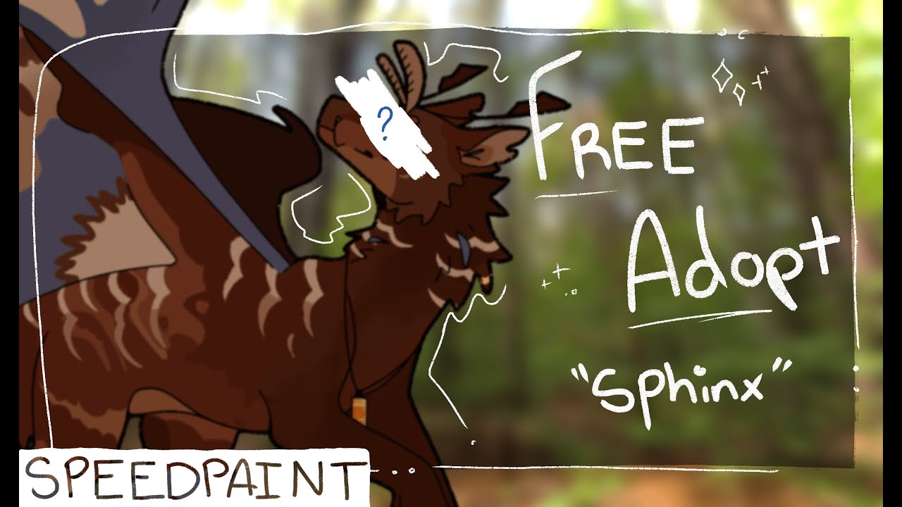 Sphinx Adopt Speedpaint Youtube