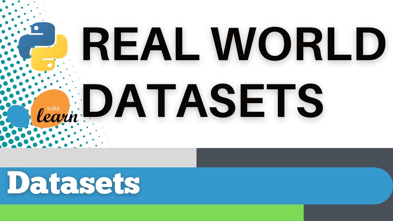 102 Scikit Learn 99 Datasets 2 Real World Datasets Youtube