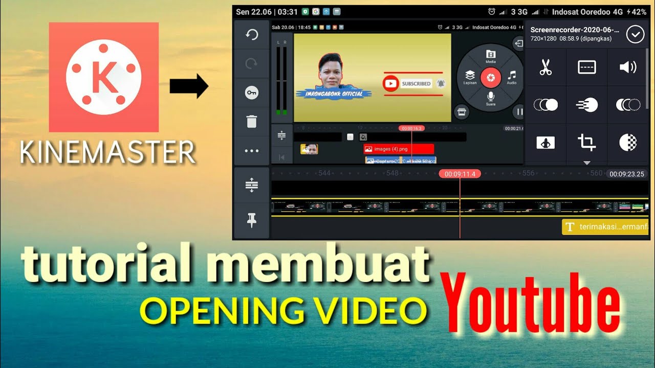Tutorial Cara Membuat Opening Video Youtube Menggunakan Aplikasi