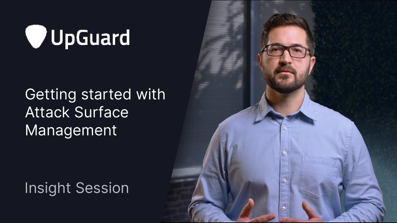 Getting Started With Attack Surface Management Youtube