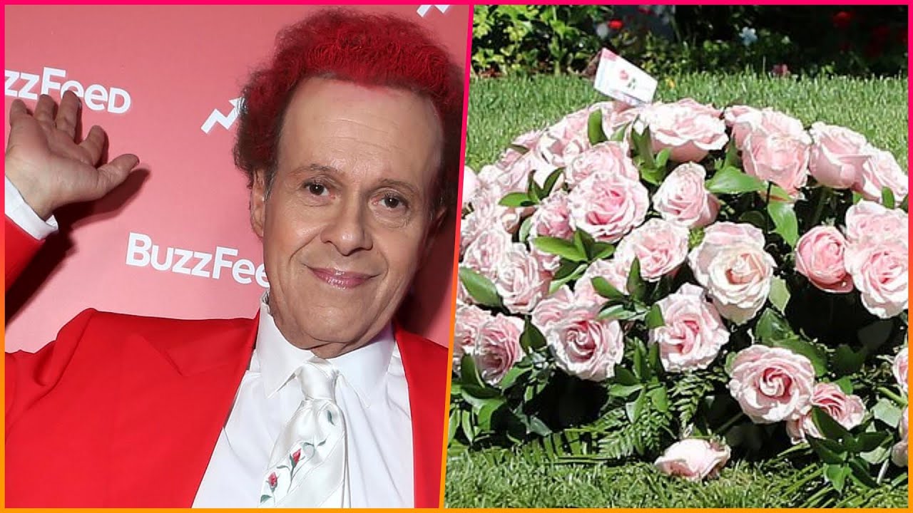Exclusive Photo Richard Simmons Grave Filled With Pink Roses After