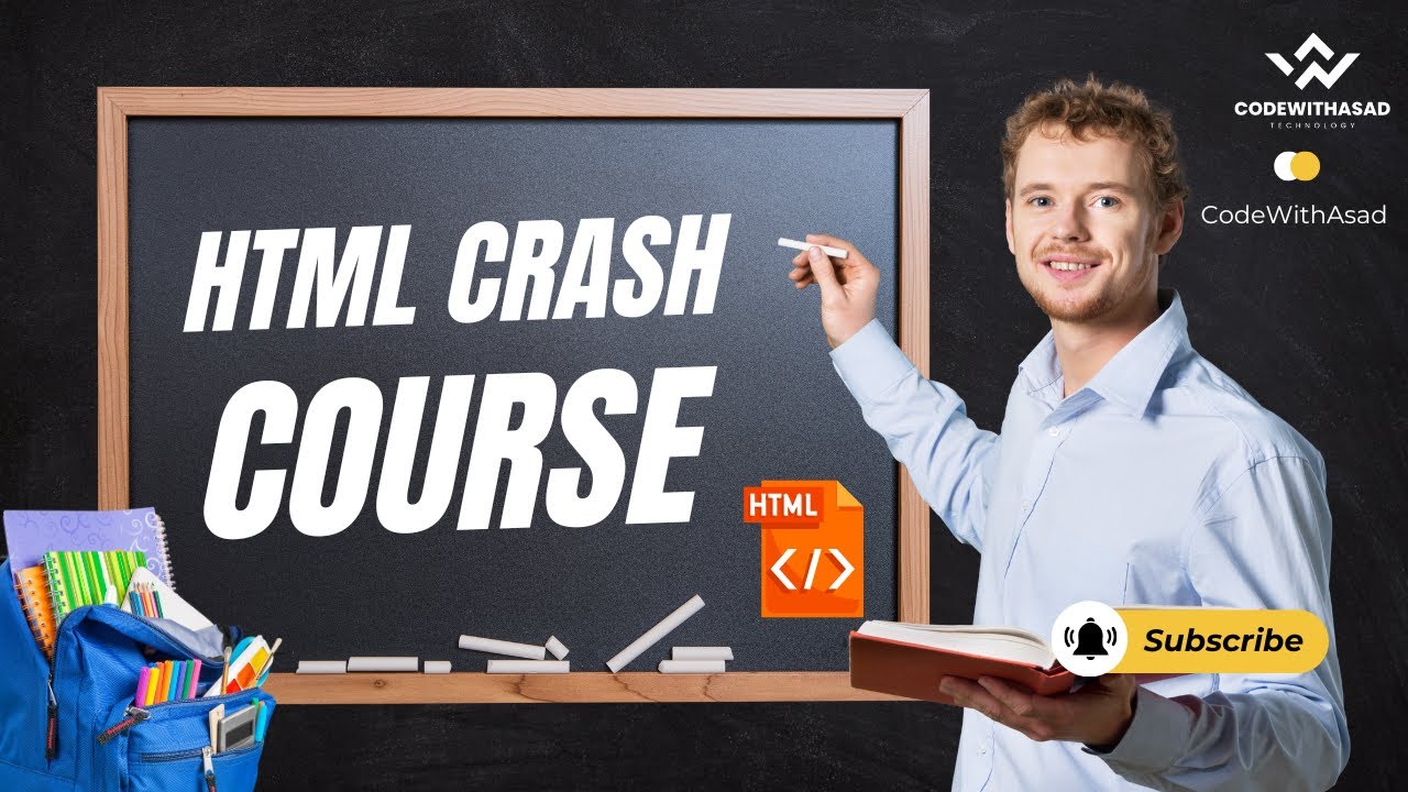 Html Tutorial For Beginners Html Crash Course Codewithasad Youtube