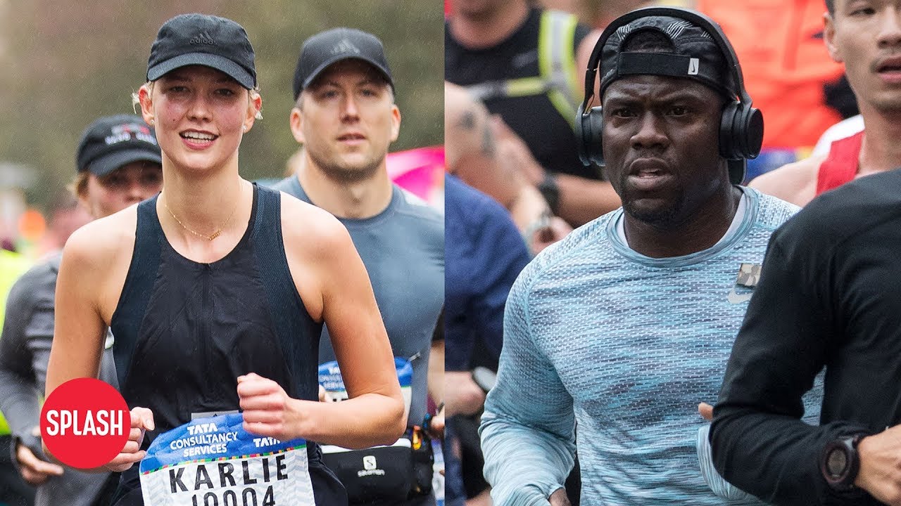 Kevin Hart And Karlie Kloss Run Nyc Marathon Daily Celebrity News