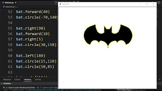 Draw Batman рџ Logo Full Python Code Python Turtle Doovi