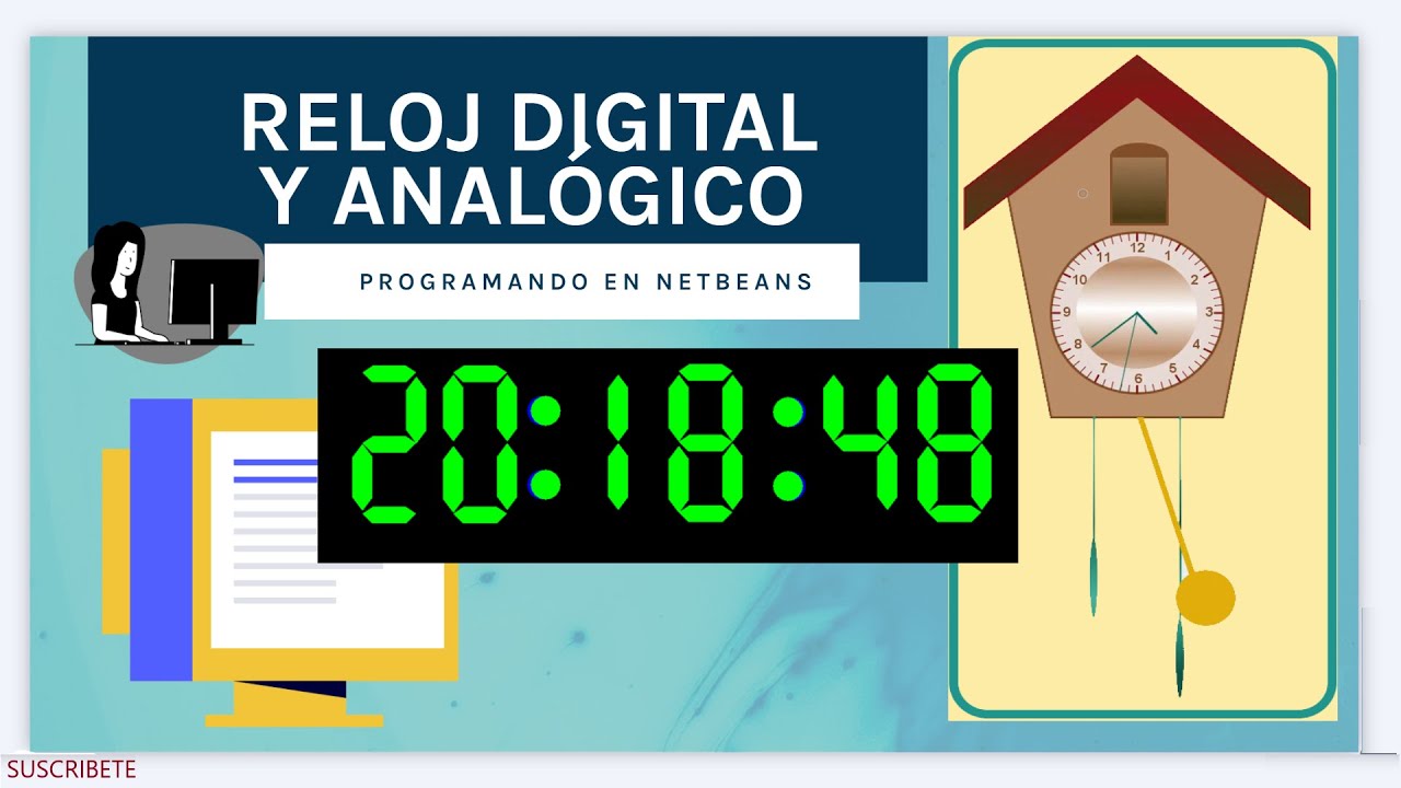 Reloj Animado Analógico Y Digital Java Graphics Youtube