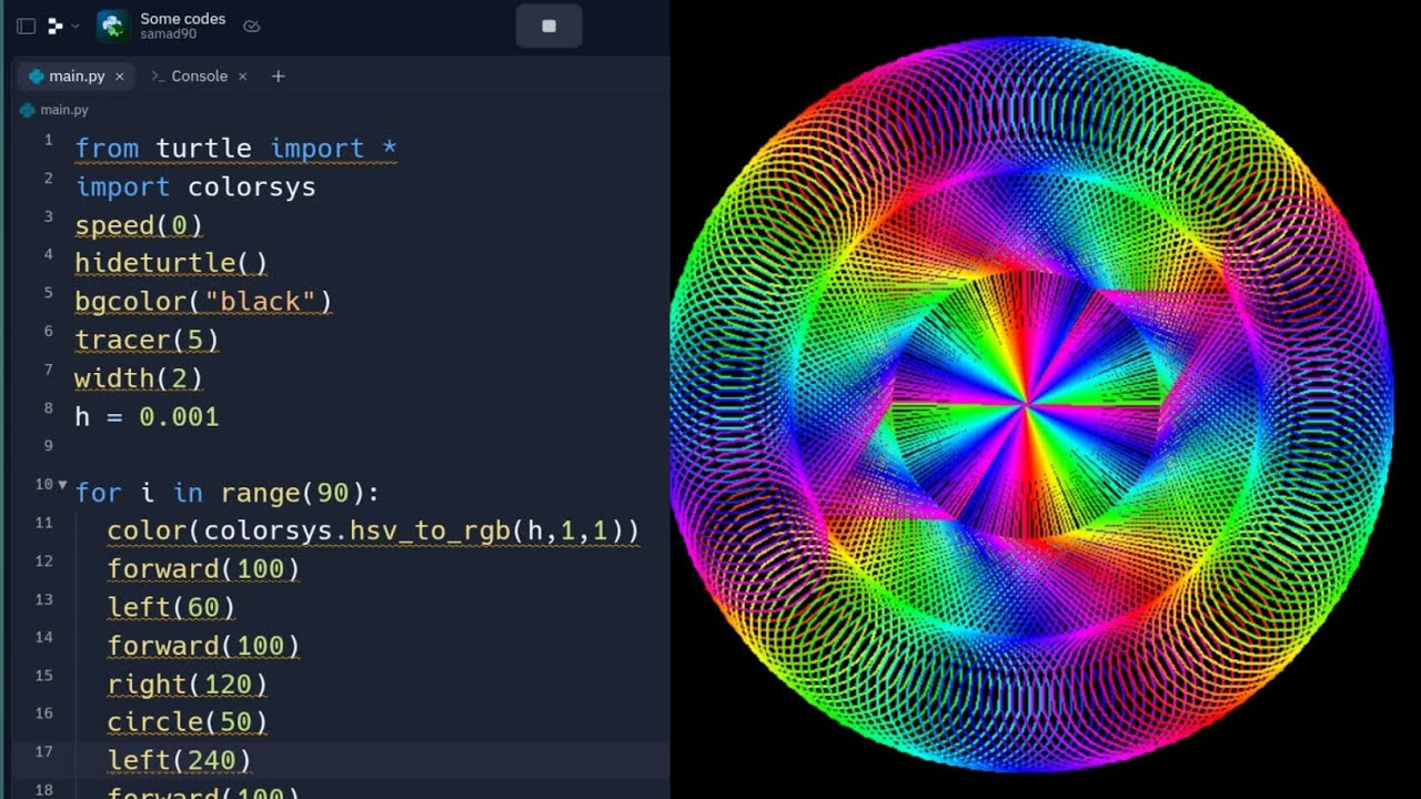 Create A Amazing Python Turtle Design Python Turtle Python 01 Youtube