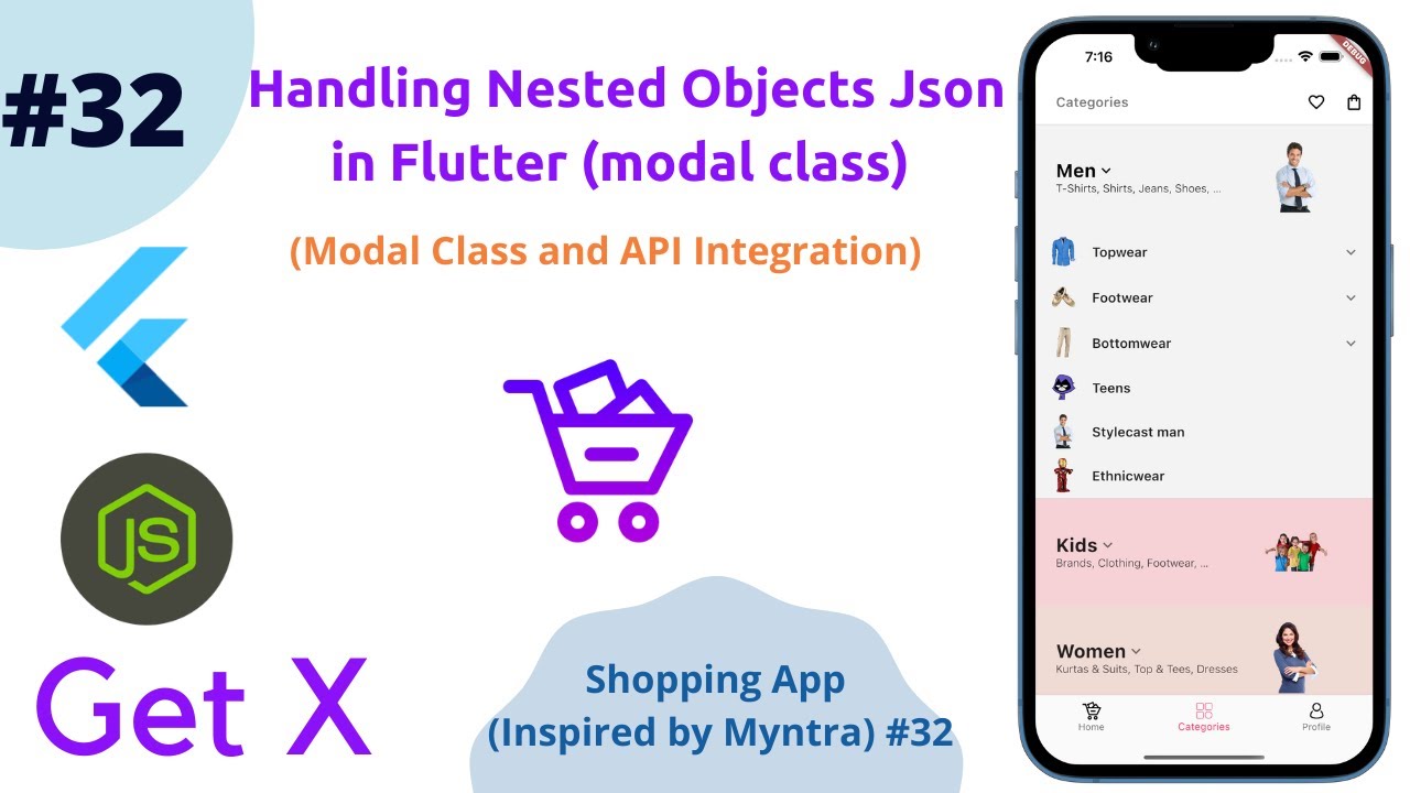 Flutter Handling Nested Complex Json Data Modal Class Creation